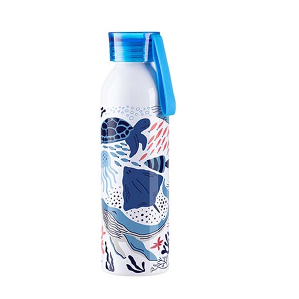 Botella de aluminio sublimable con tapa correa - Suma Regalos Empresariales