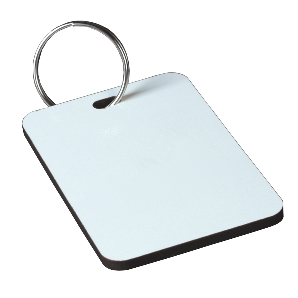 Llavero mdf rectangular sublimable - Suma Regalos Empresariales